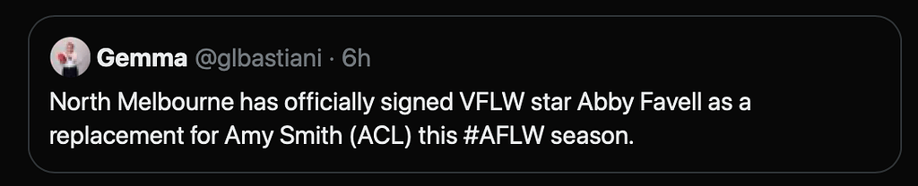 VFLW - Round 7 vs Werribee @ Arden Street, 3pm Sat 27 June 2026 ...